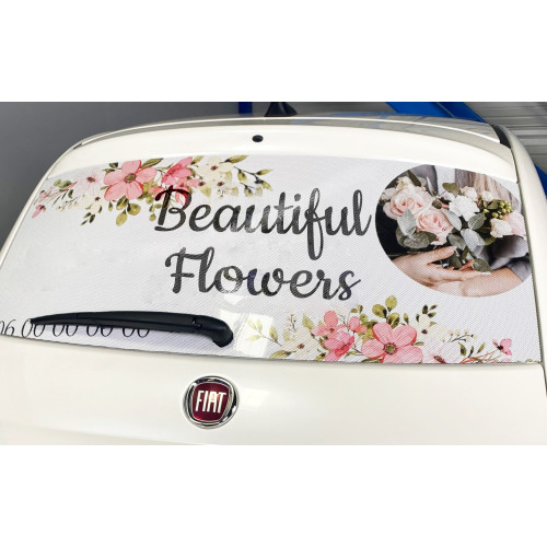 Vehicle Perforated Window Vinyl | MPA Pro